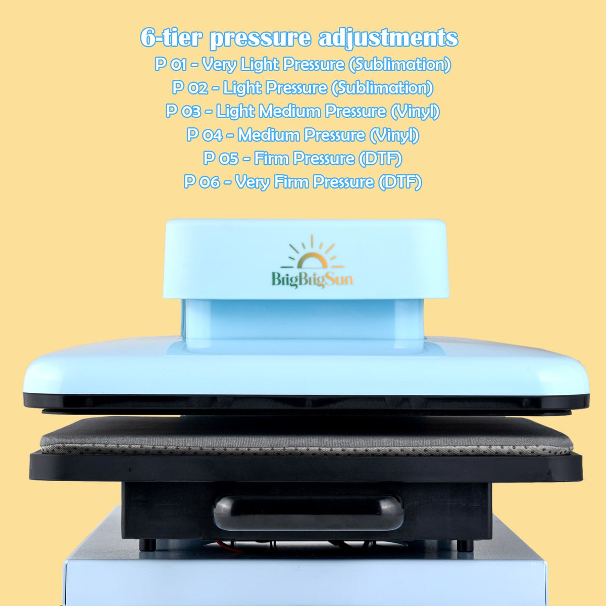 SunPress - 15"x15" Auto Heat Press Machine – BrigBrigSun